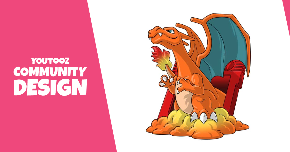 Charizard (Pokemon Red) by todd on Youtooz Community
