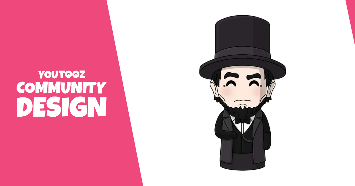 Abe Lincoln (Oversimplified) by todd on Youtooz Community