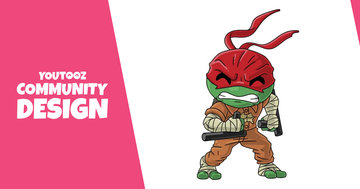 Raphael (TMNT IDW #1) by racckun on Youtooz Community