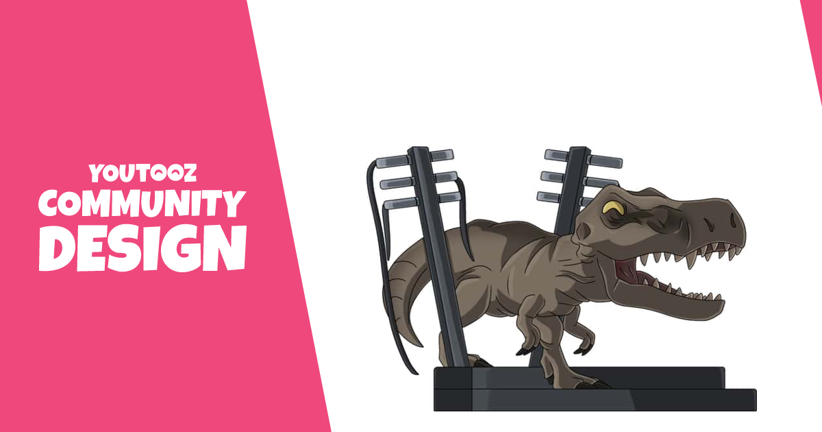 Rexy - Jurassic Park by TrevShow on Youtooz Community