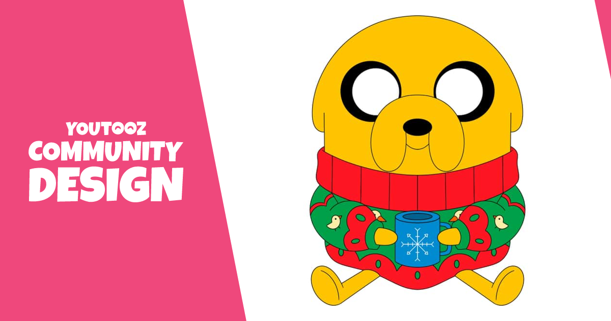 Jake Christmas Edition Plush (Adventure Time) by Icey on Youtooz Community