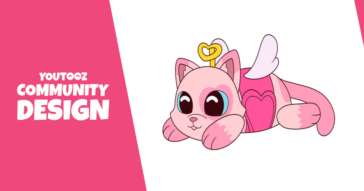 Cupid Kitty (Fortnite) by Ms_Ice_Cream on Youtooz Community