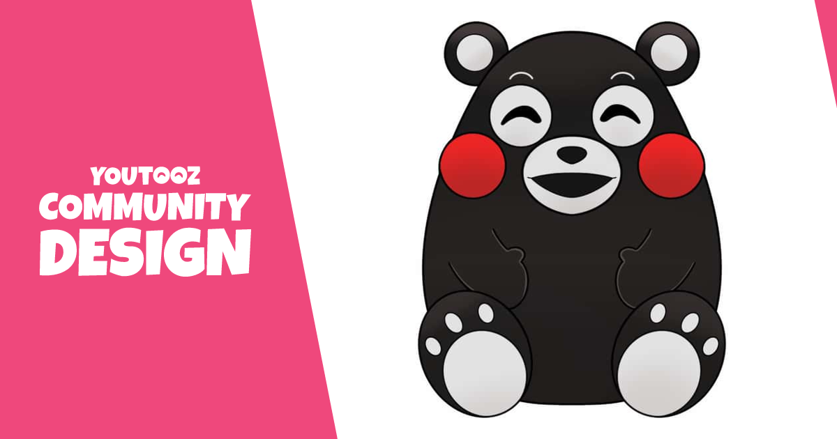 Kumamon (Japanese Mascot) by fantasmiyo on Youtooz Community