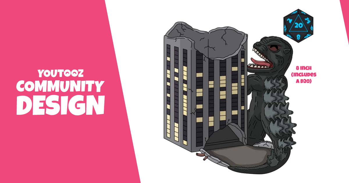 Godzilla Dice Tower (Godzilla) by Dirt on Youtooz Community